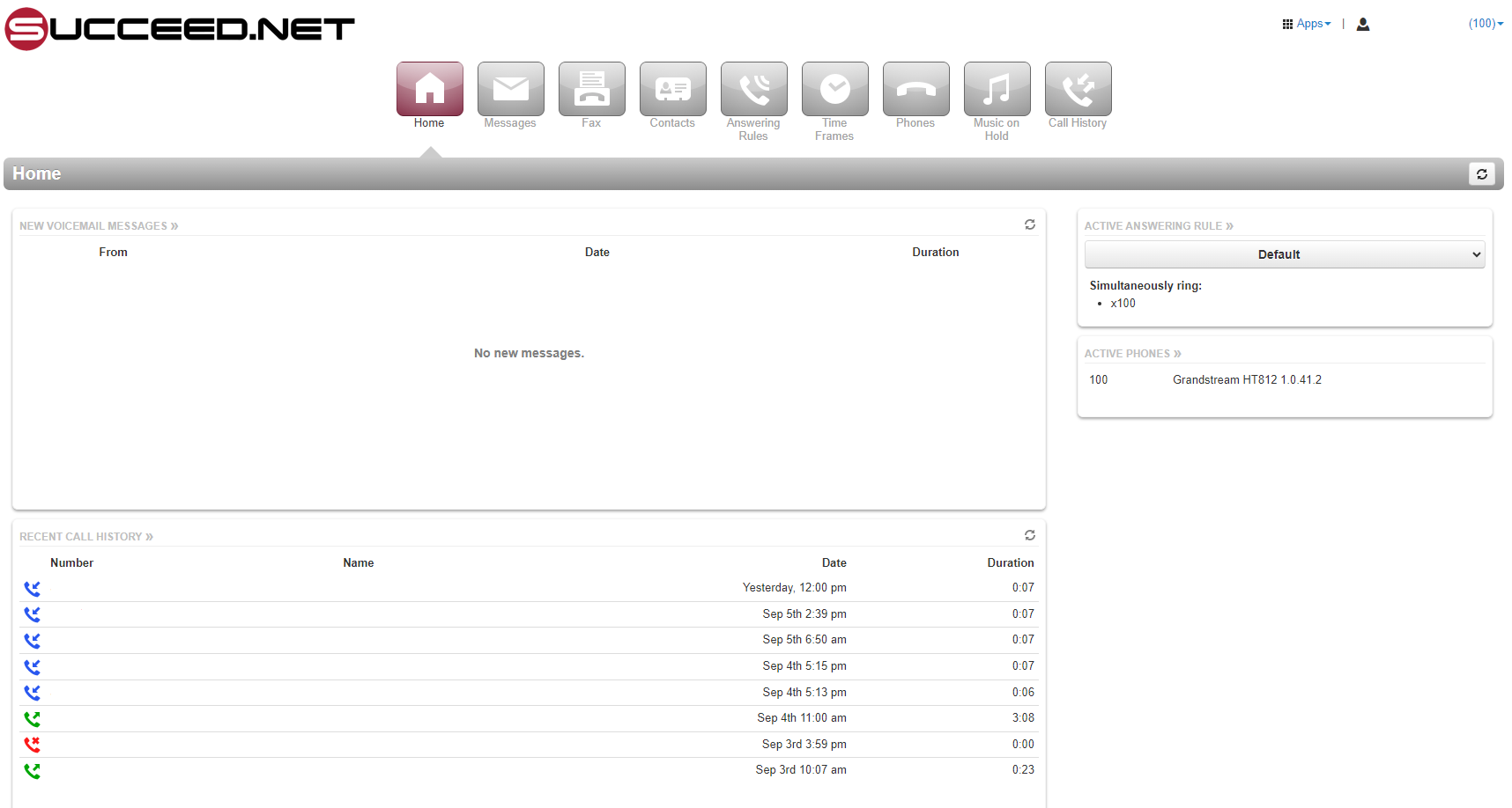 VoIP Portal Access – Succeed.Net Knowledgebase